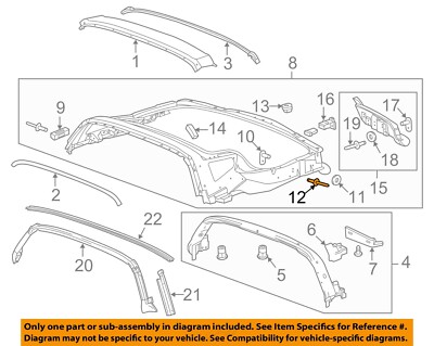 GM OEM 14-23 Corvette Roof Roof Components-Rear Bracket Rivet 9418420 ...