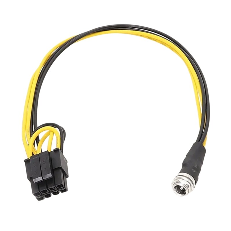 DC5525 to 8Pin 4+4Pin Power Adapter Cable Mainboard CPU 8Pins 4+4pin ...