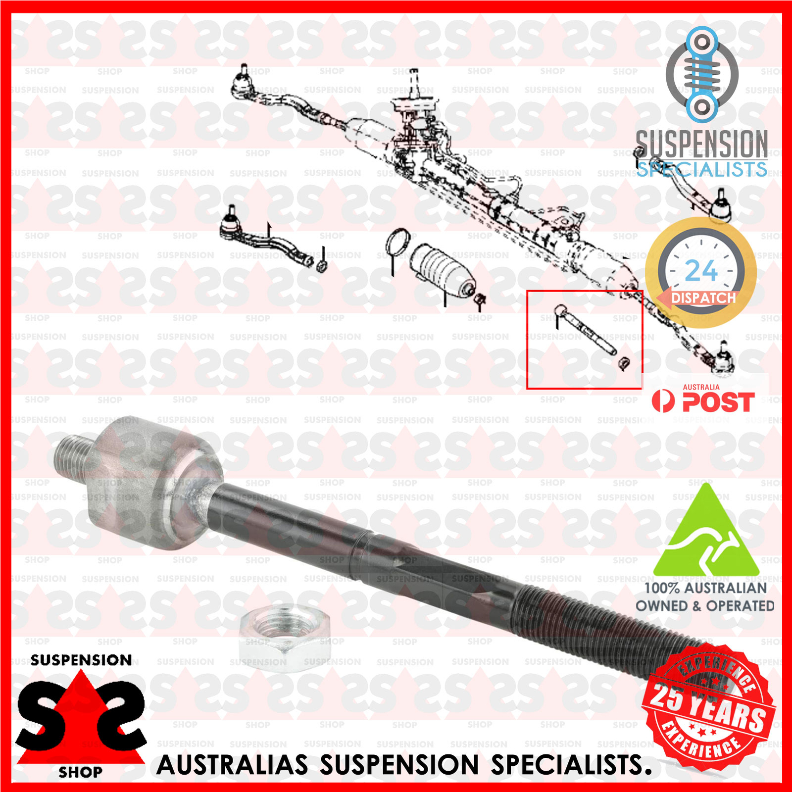 Front Axle Inner Tie Rod Suit RENAULT Logan/Stepway Ii (L8_) 1.5 dCi ...