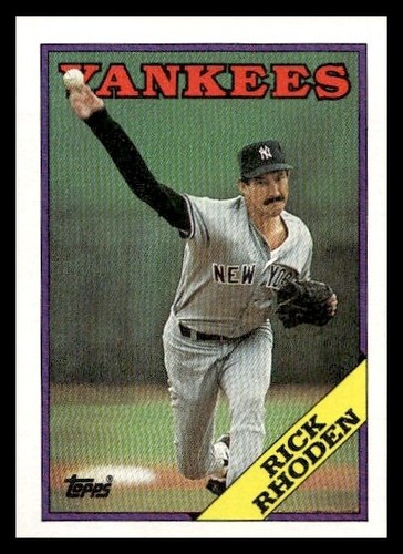 1988 Topps #185 Rick Rhoden New York Yankees Baseball card | eBay