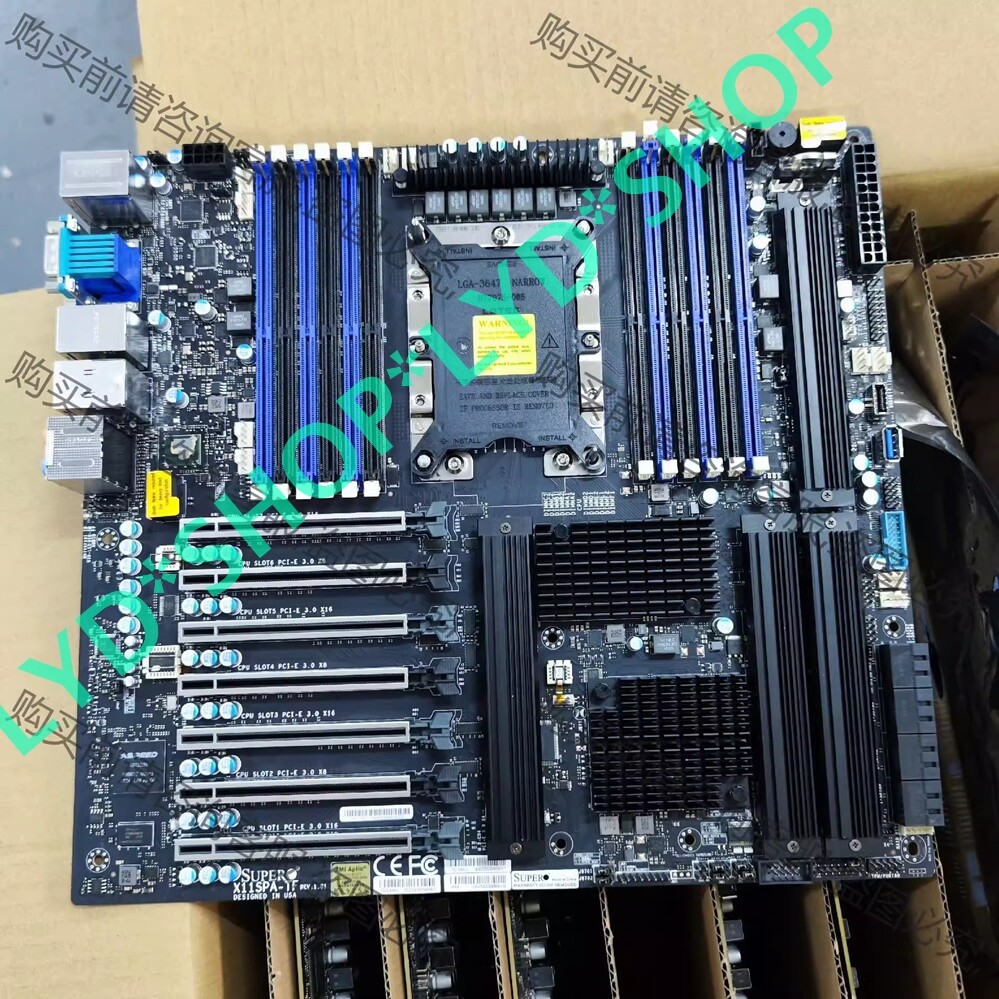 1pc For X11SPA-TF server motherboard LGA3647 | eBay