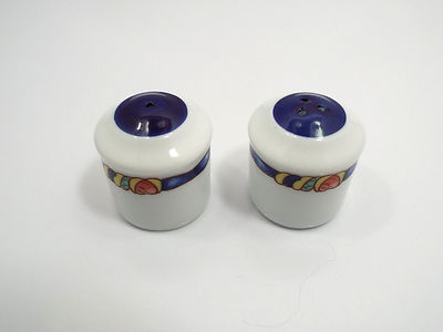 Bernardaud Limoges Borghese 2 Individual Salt & Pepper Shaker Sets ...