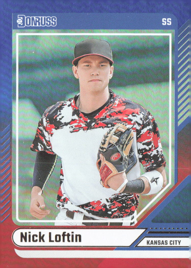 2024 Panini Donruss - Red & Blue #52 Nick Loftin (RC) for sale online ...