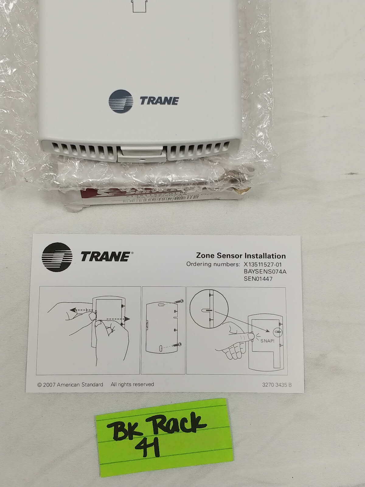 Trane Baysens074a X13511527-01 Wired Zone Sensor 10k Dial for sale ...