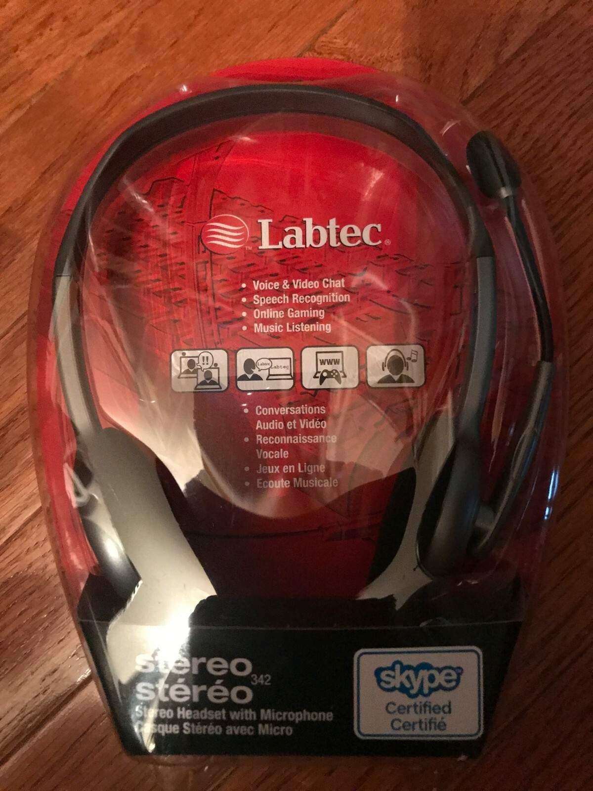 Logitech Labtec Stereo 342 Silver/Black Headband Headsets 97855021953| eBay