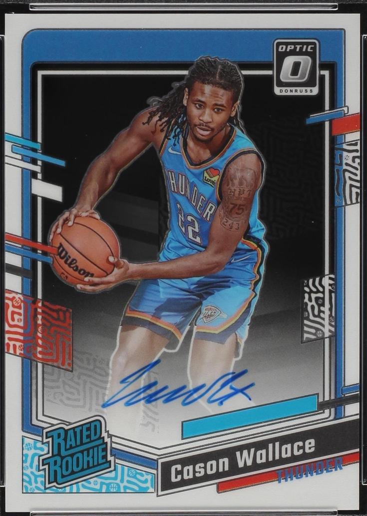 2023-24 Panini Donruss Optic - Rated Rookie Signatures Cason Wallace ...
