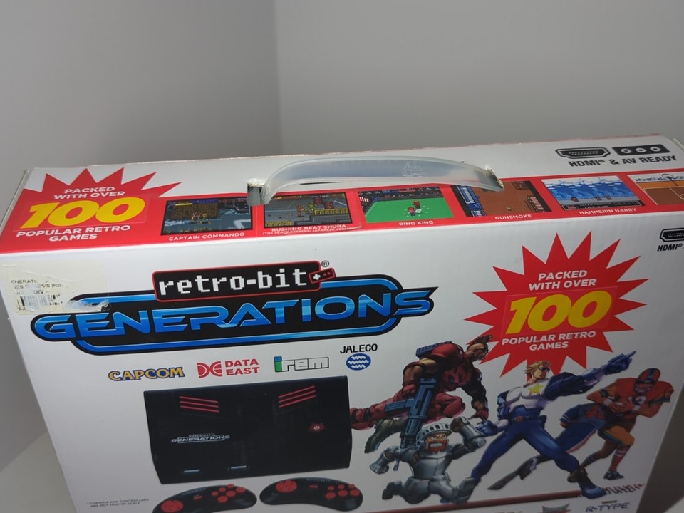 Retro-Bit Generations Plug & Play Retro Game Console (Built-in Retro ...