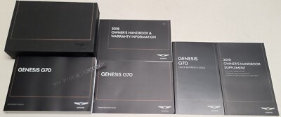 2019 GENESIS G70 OWNERS MANUAL DESIGN DYNAMIC ADVANCE ELITE SPORT ...