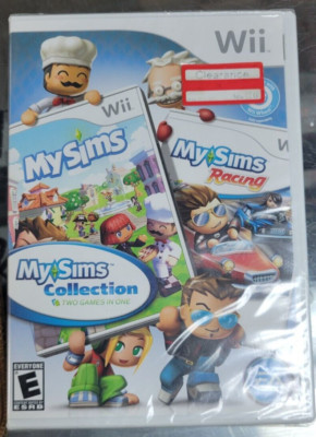 My Sims Collection My Sims & My Sims Racing (Nintendo Wii, 2010) SEALED ...