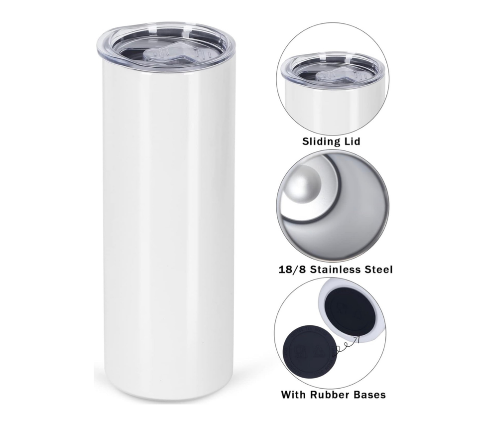 Horror Movie Characters Inflated 20oz Stainless Steel Insulated Tumbler ...