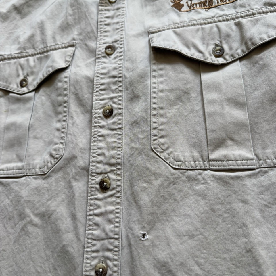 A Genuine Filson CC Seattle Button Up Shirt Embroidered Park Ranch Men ...
