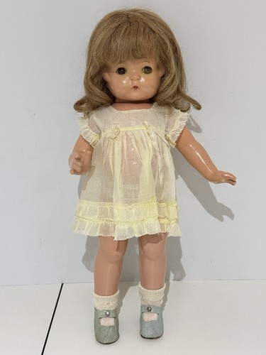 Vintage 1930’s Effanbee Patsy Ann Doll 18” Compo, Sleep Eyes, Human ...