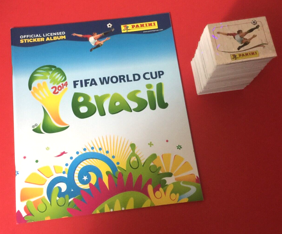Panini Brazil 2014 World Cup Complete Stickers Set + Album + Update ...