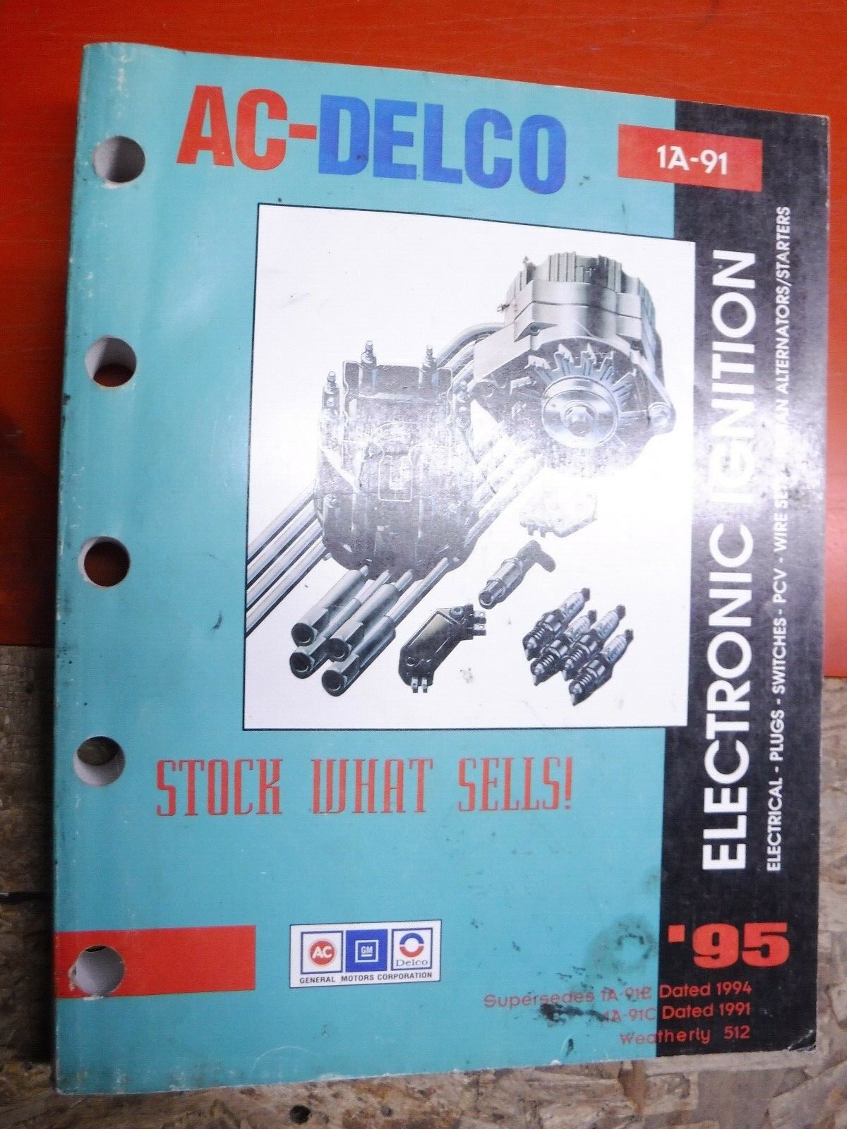 1995 AC-DELCO ELECTRONIC IGNITION PARTS CATALOG SWITCHES STARTERS ...
