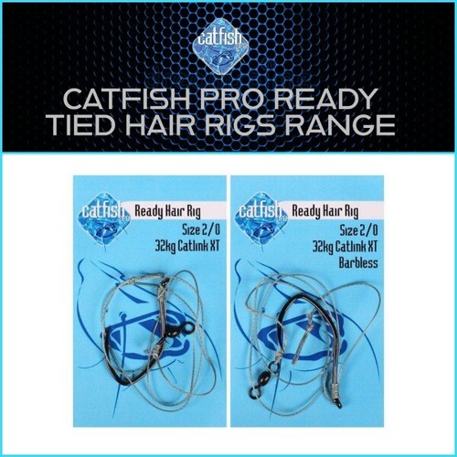 CATFISH PRO READY HAIR RIGS - ALL SIZES | NEW - CATFISH TERMINAL TACKLE ...