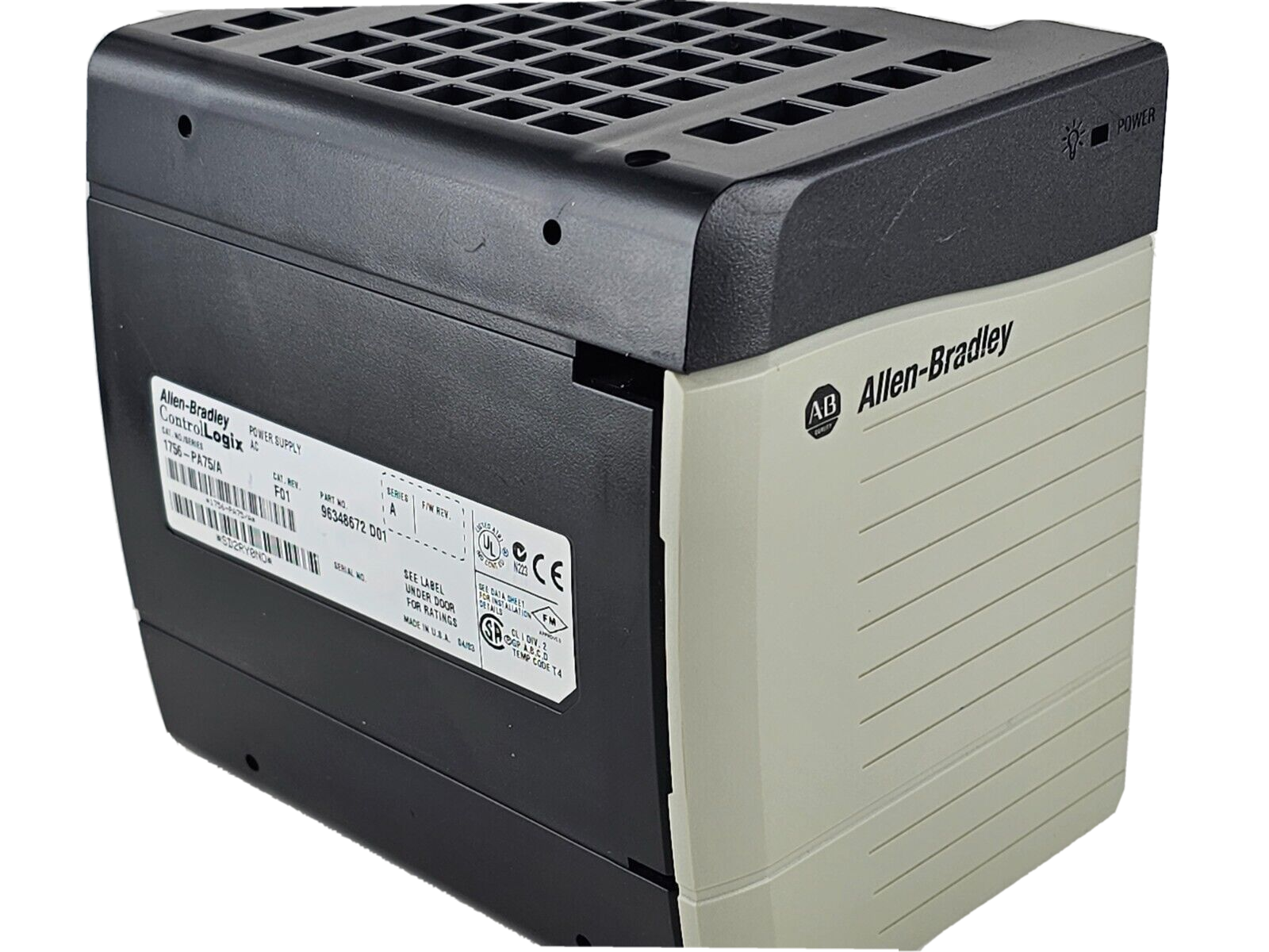 Allen Bradley 1756-PA75 /A ControlLogix AC Power Supply 1756PA75 | eBay