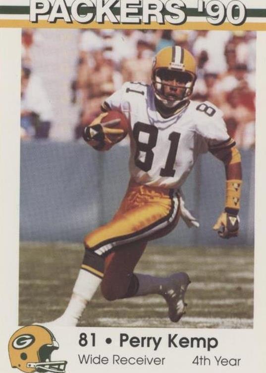 1990 Green Bay Packers Police - Perry Kemp #18 Pilsbury/Green Giant for ...