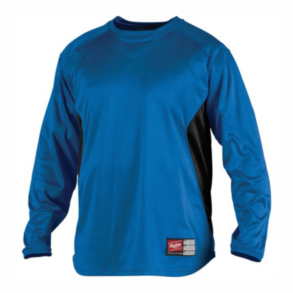 Rawlings UDFP2 Mens Dugout Fleece Pullover Baseball Crew Sweatshirt | eBay