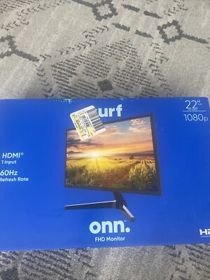 ONN 22 inch Computer Full HD LED Monitor HDMI and VGA 681131284141| eBay