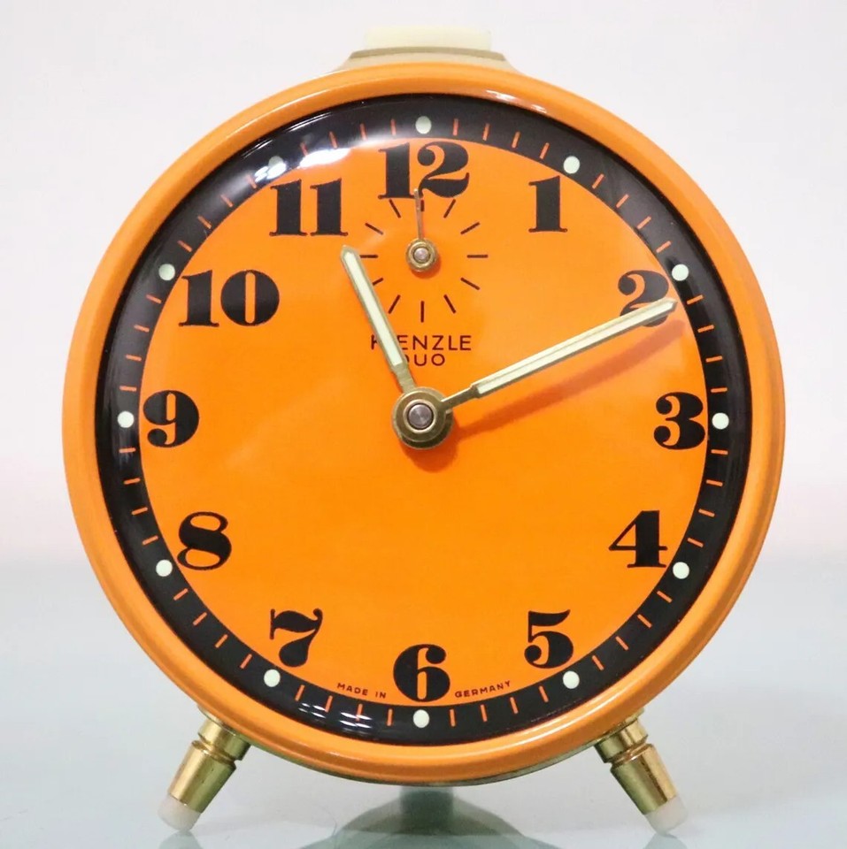 KIENZLE DUO Alarm Mantel Clock MINT Vintage New Old Stock Super ...
