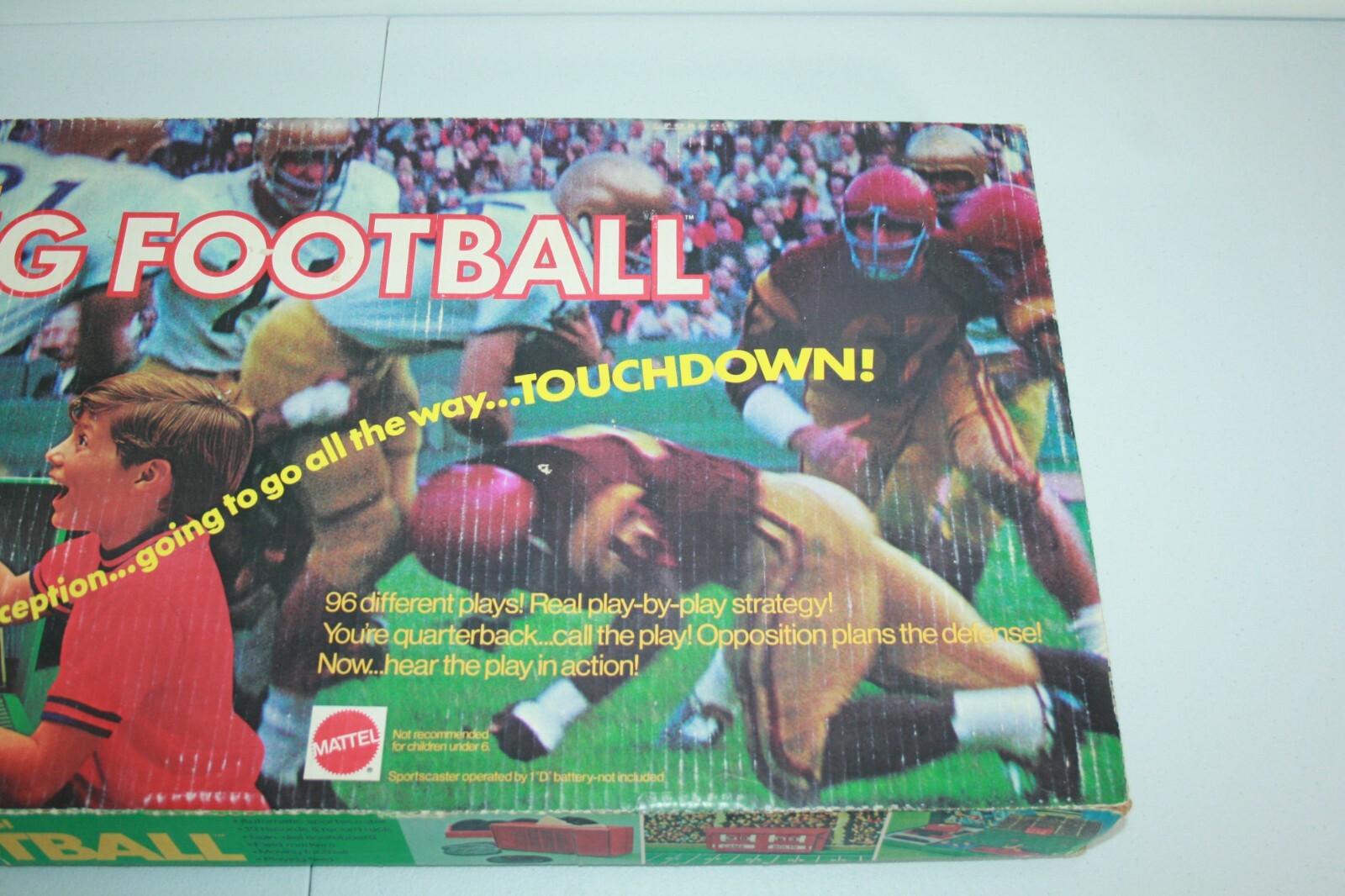 Vintage 1971 Mattel Talking Football Board Game READ DESCRIPTION | eBay