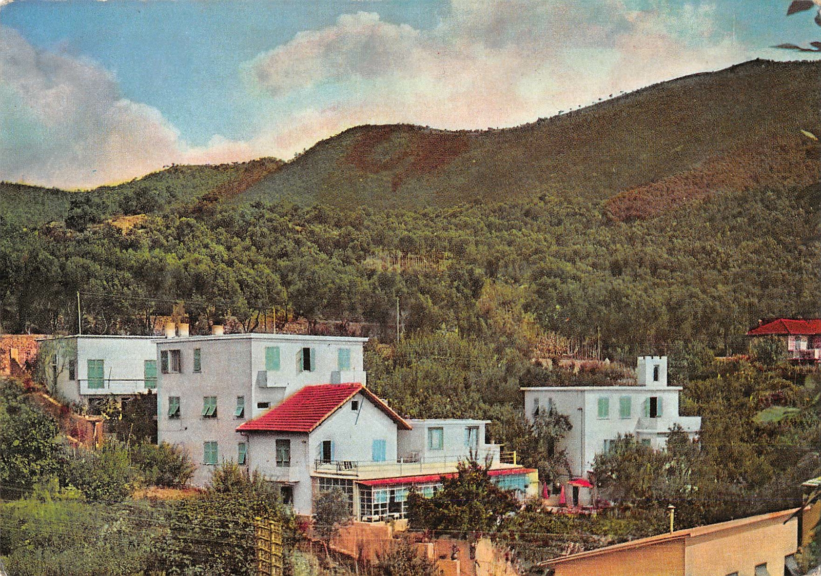 US4718 Italy Pensione Villa Teresina Spotorno Panorama | eBay