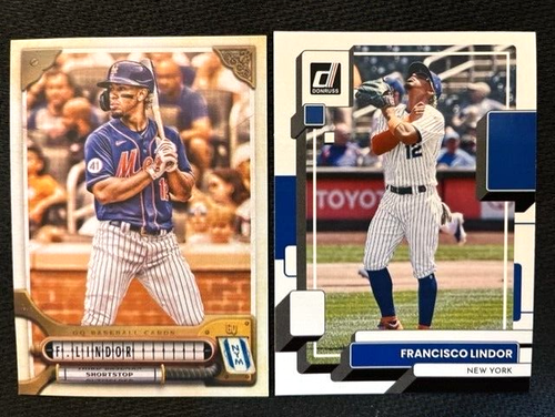MLB - Francisco Lindor 2022 Topps Gypsy Queen & 2022 Panini Donruss - Mets | eBay