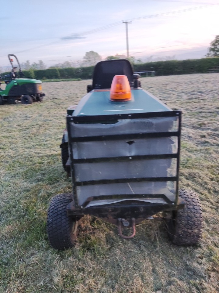 Hayter LT312 Ride on three Gang Mower spares or repair light fire under ...