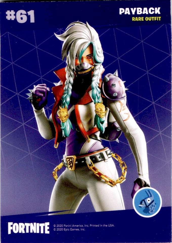 2020 Panini Fortnite Series 2 #61 Payback Rare Outfit | eBay