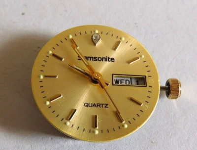 PULSAR PC 23 A QUARTZ DATE & DAY SAMSONITE WATCH. NEW OLD STOCK | eBay