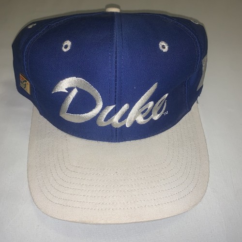 Vintage 90s Duke University Blue Devils NCAA The Game Fitted Hat Cap 7 ...