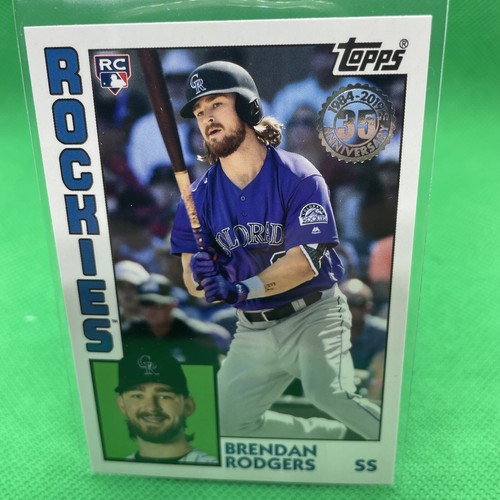 2019 Topps Update Brendan Rodgers #84-36 Colorado Rockies Baseball Card ...