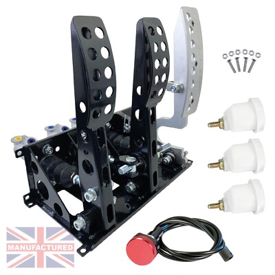UNIVERSAL PEDAL BOX FLOOR MOUNTED HYDRAULIC PRO RACE PEDAL BOX 5:1 ...