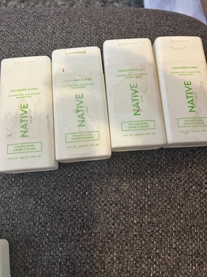 ️ 4x Native Travel Size Vegan Cucumber Mint Natural Vol Conditioner 3 ...