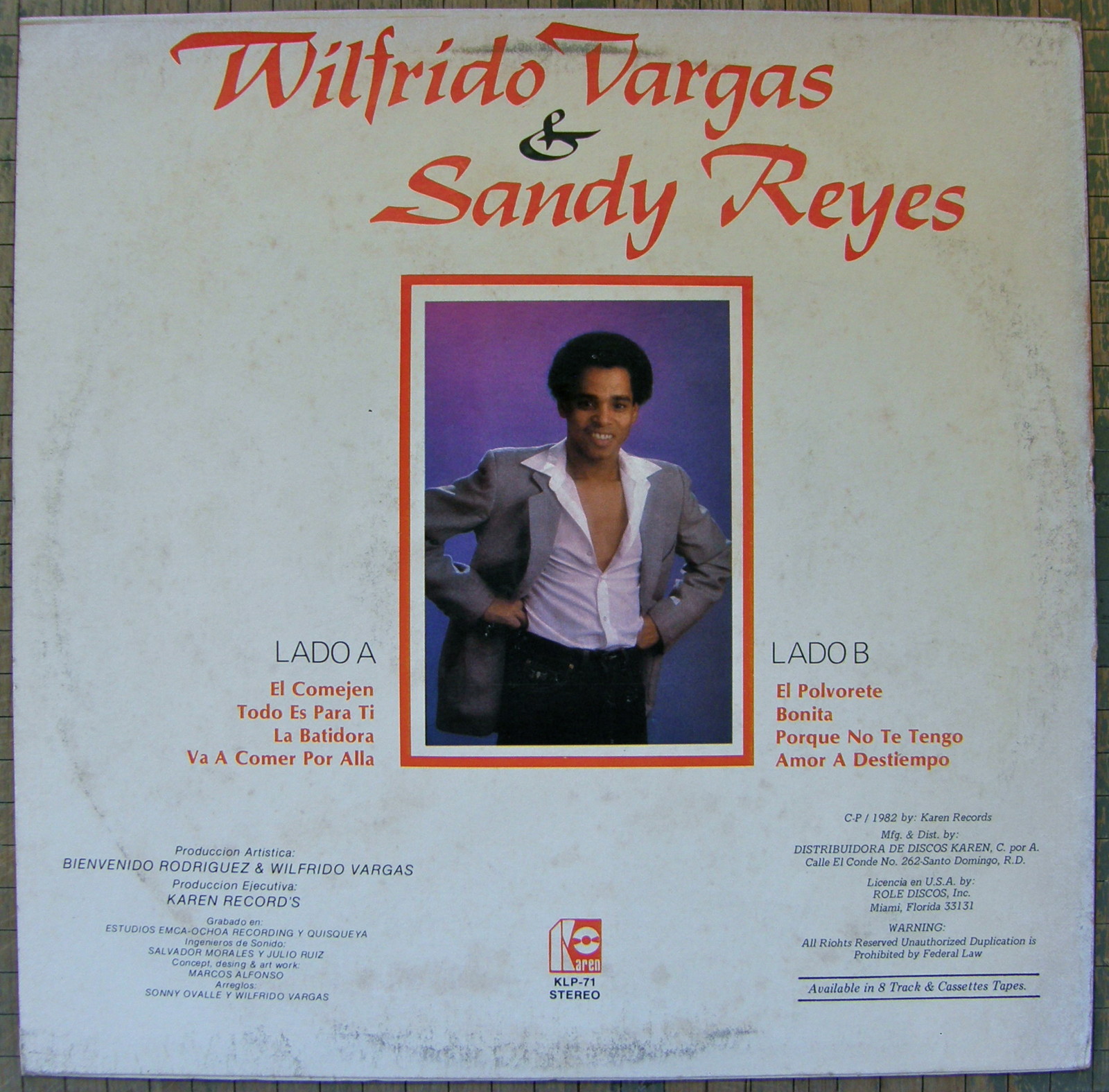 Wilfrido Vargas & Sandy Reyes El Comejen Todo Es Para Ti Merengue KAREN ...