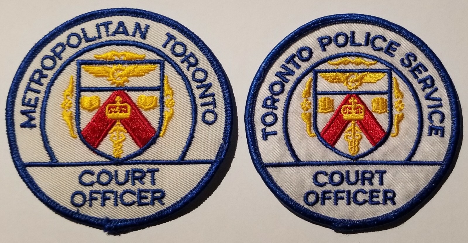 LOT 2: TPS CANADA TORONTO POLICE SERVICES METROPOLITAN COURT PATCH | eBay
