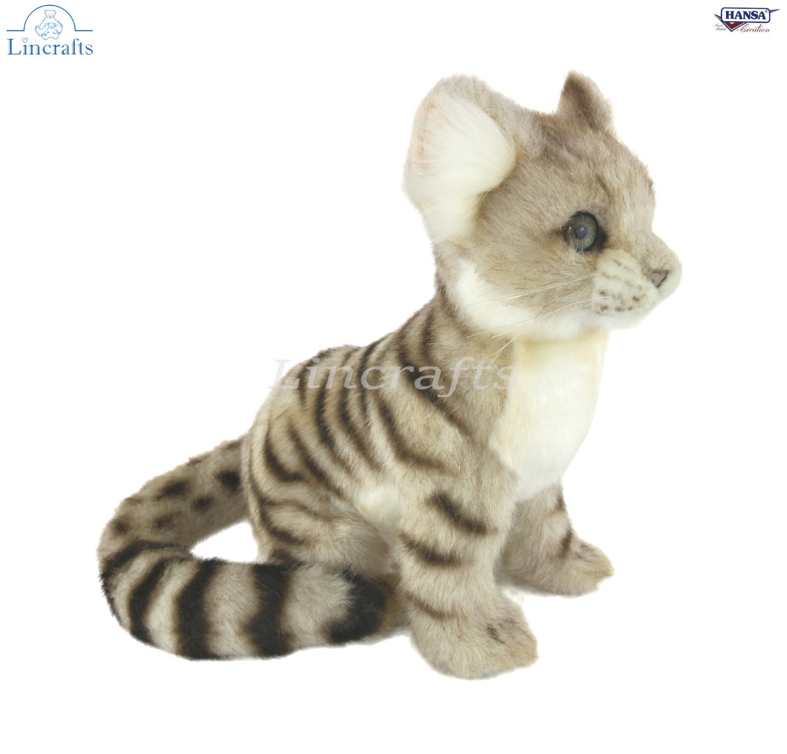Hansa Sand Cat 6078 Plush Soft Toy by Lincrafts Established 1993 for ...