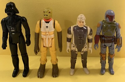 Vintage Star Wars. 1977 Darth Vader. 1980 Bossk. 1980 Dengar. 1979 Boba ...