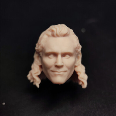 1/18 Scale Custom Avengers Endgame Loki Head Sculpt Unpainted Fit 3.75 ...