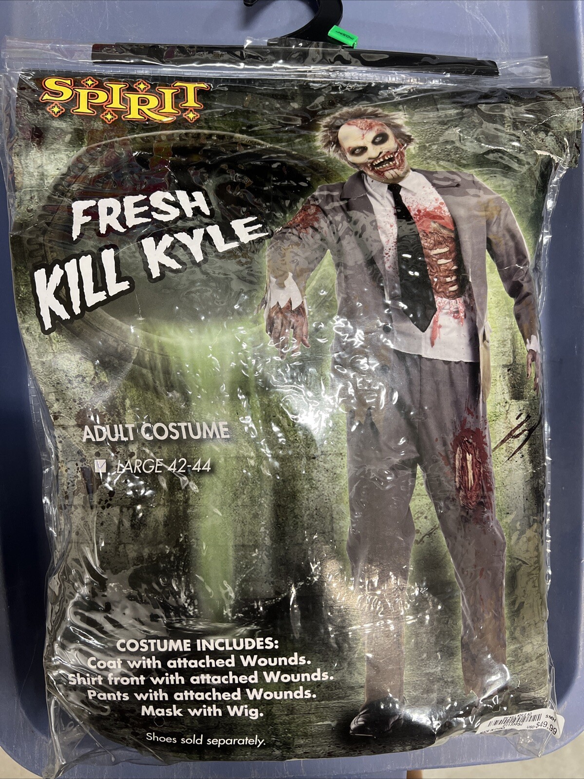 Spirit Halloween Zombie Costume - Fresh Kill Kyle - A… - Gem
