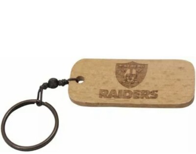 NFL Las Vegas Oakland Raiders Rugged Wood Keychain | eBay