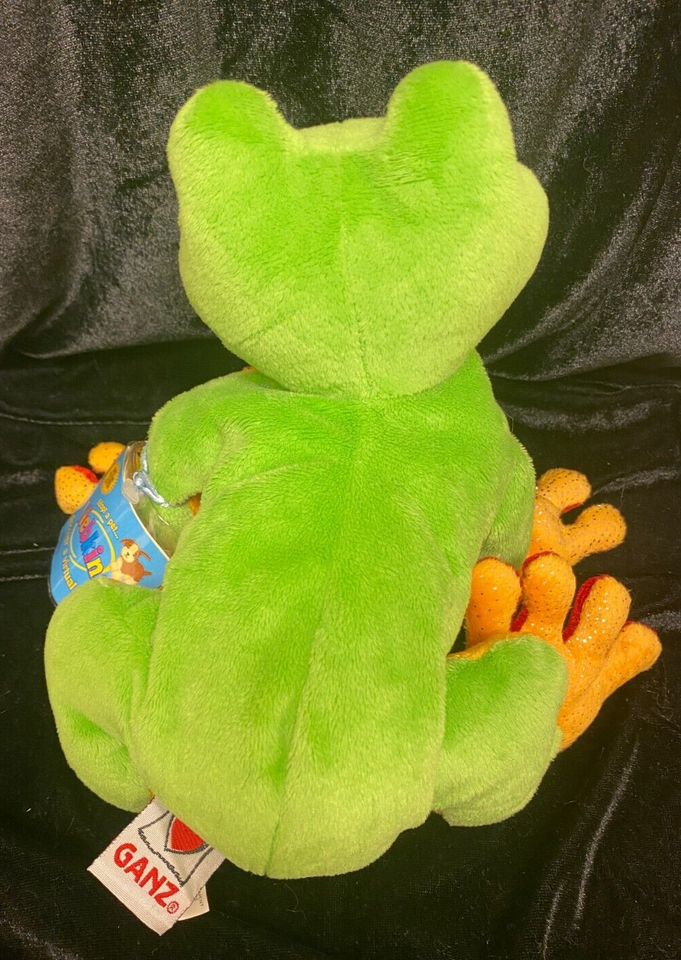 WEBKINZ PLUSH GREEN TREE FROG WITH CODE | eBay