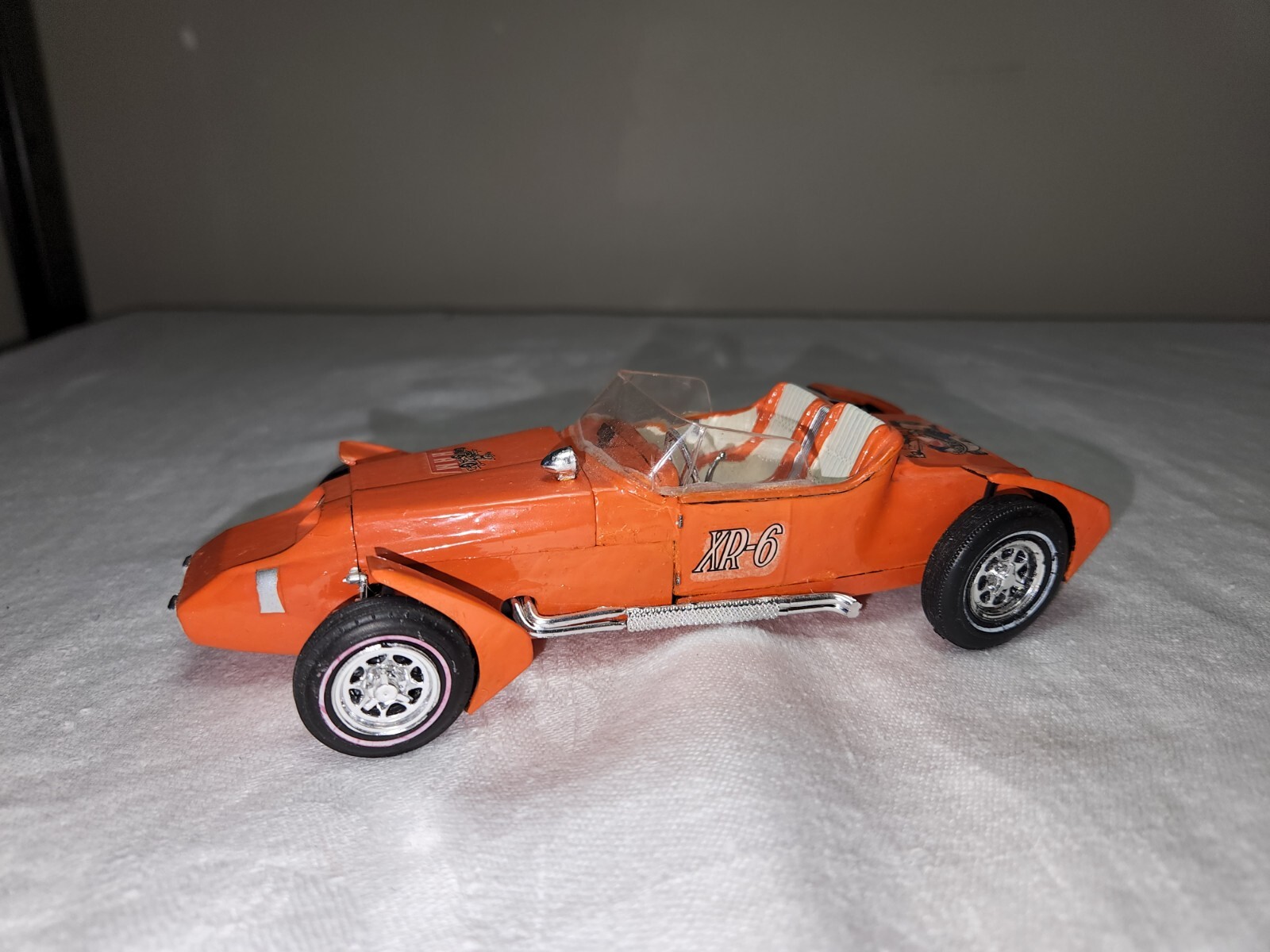 Vintage 1963 AMT XR-6 Experimental Roadster Hot Rod Plastic Model Built ...