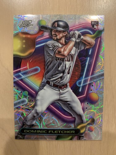 Dominic Fletcher 2023 Topps Cosmic Chrome Nucleus Refractor #155 Rookie ...