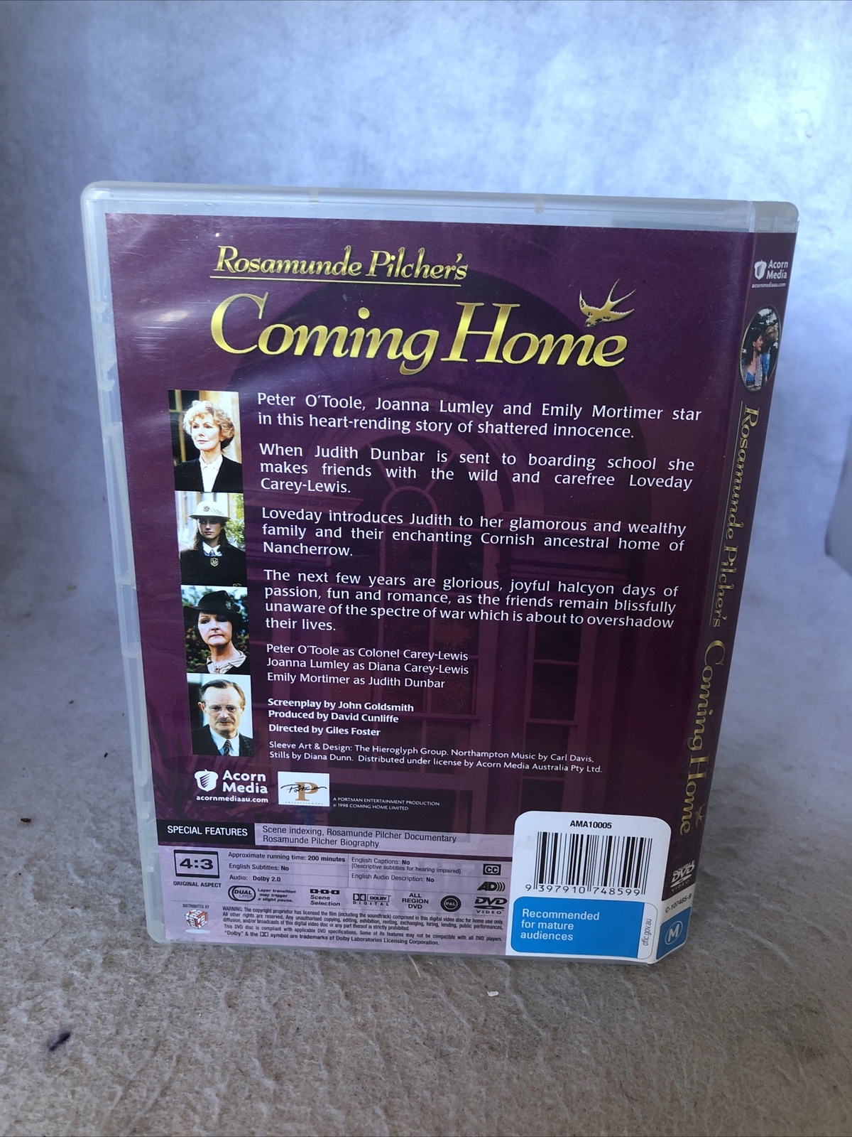 Coming Home (The Pilcher Collection) (DVD). VGC. Free Shipping REGION ...