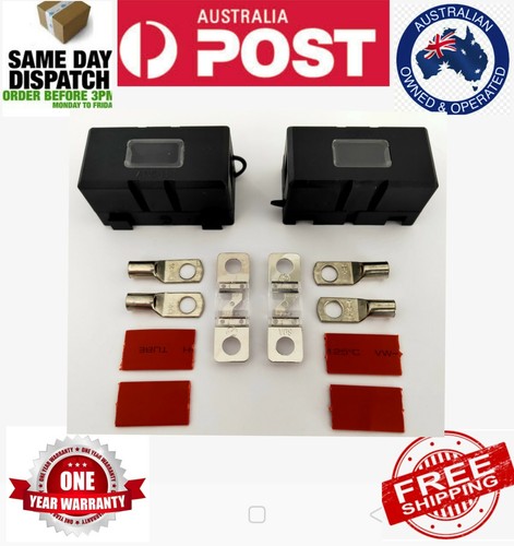 80A MIDI FUSE KIT 2 ANS Holder 2 x 80 AMP Fuses to suit Redarc BCDC ...