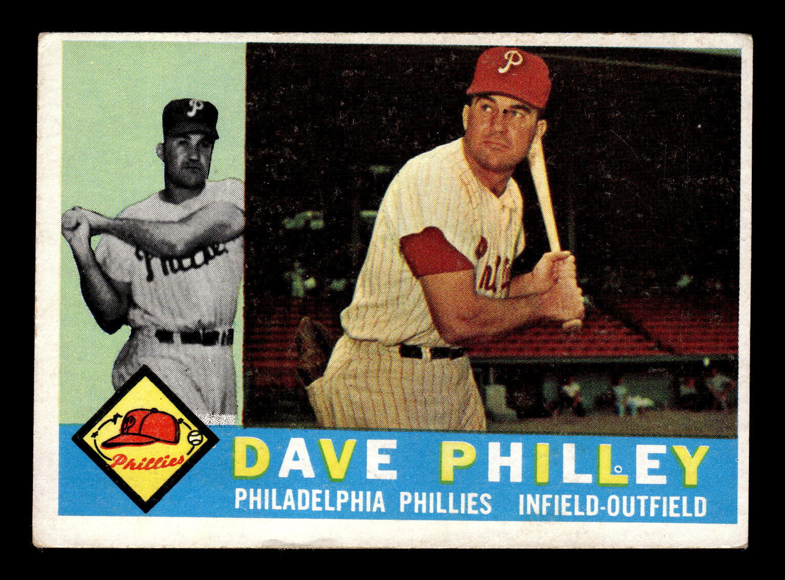 Dave Philley 1960 Topps #52 Philadelphia Phillies GD-VG | eBay