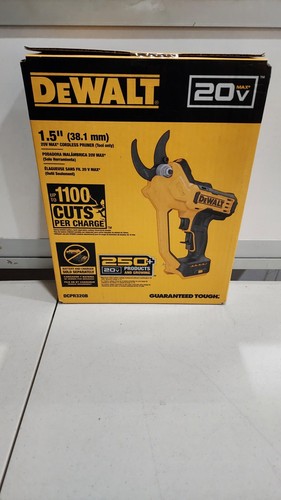 DEWALT DCPR320B 20V MAX 1.5" Cordless Pruner - Yellow for sale online ...