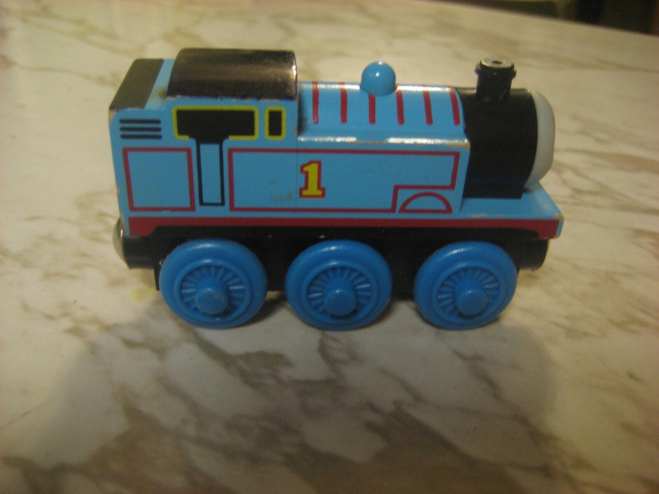 Thomas & Friends Wooden Railway - THOMAS Blue No. 1 Engine - VGUC ! | eBay