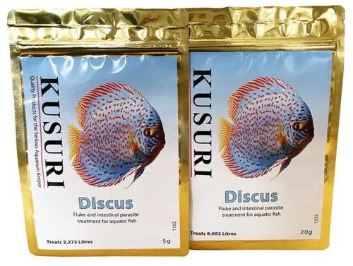 KUSURI DISCUS Wormer 5% 20g. Tropical Fish Treatment. Flubendazole | eBay